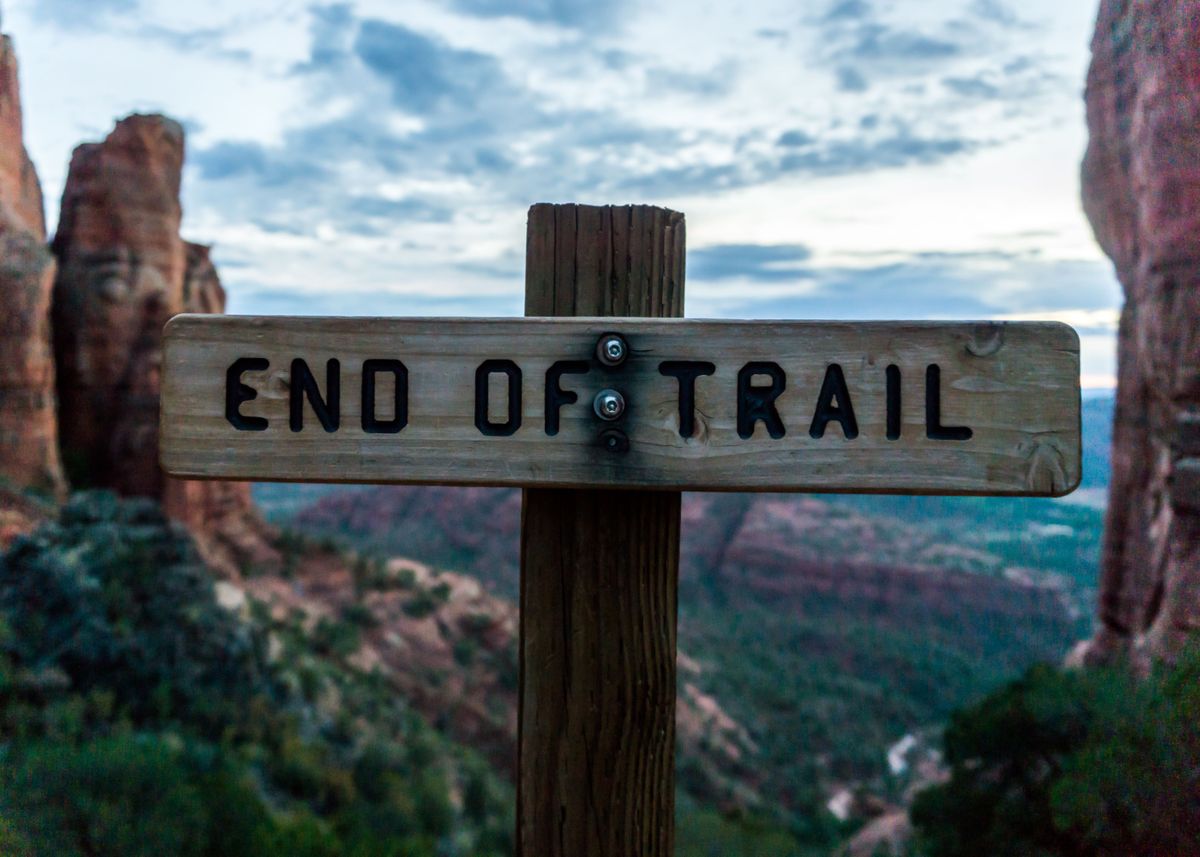 'End of Trail' Poster by GrimmEvil | Displate