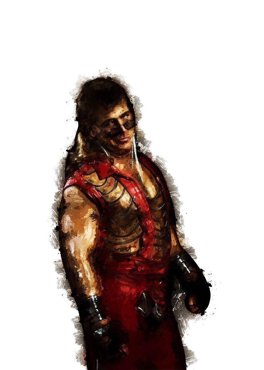'Shawn Michaels Artwork' Poster, picture, metal print, paint by ...