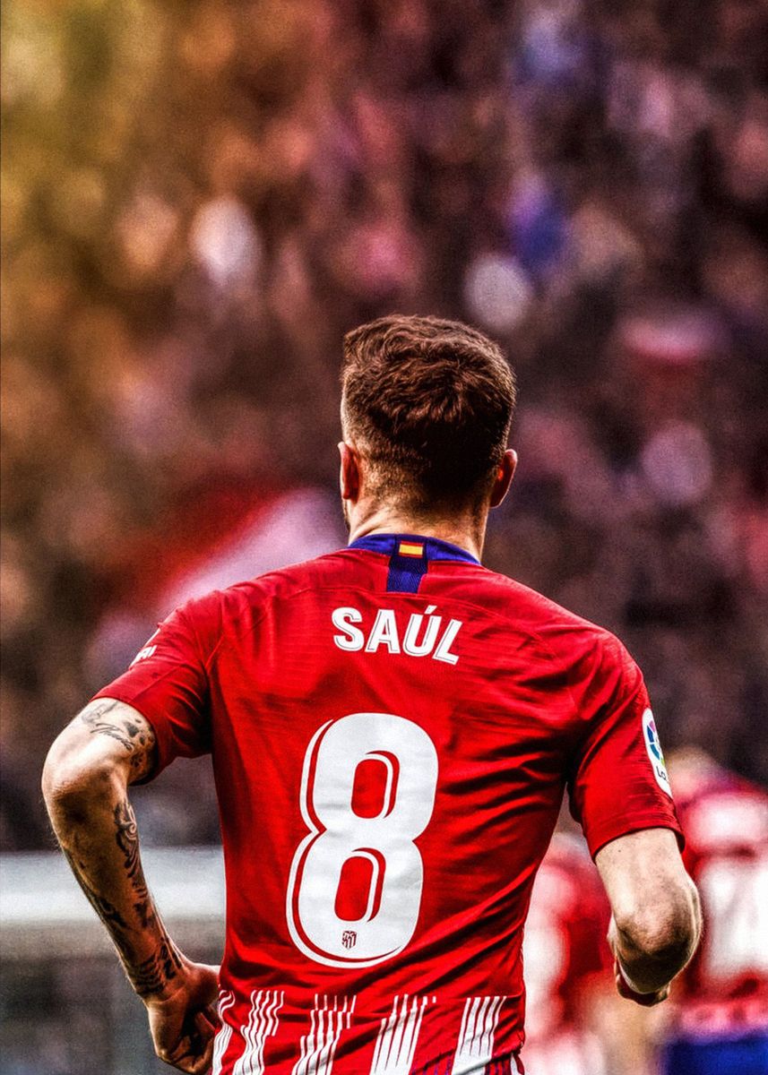 'Saul Niguez' Poster by Xenfrom | Displate
