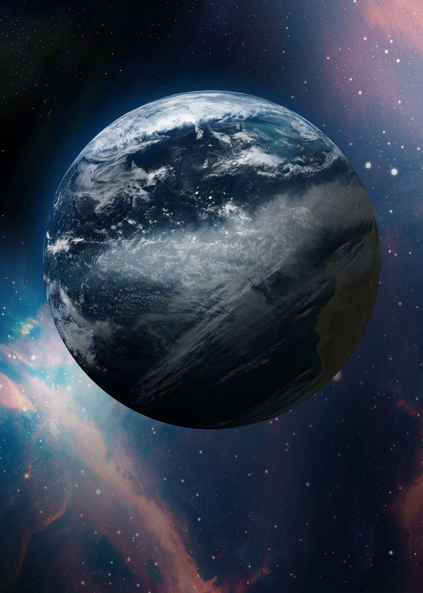 'Exoplanets 4' Poster, picture, metal print, paint by Ondřej Šponiar ...