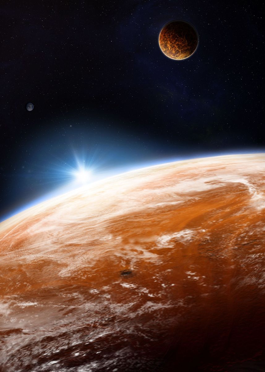 'Exoplanets 5' Poster by Ondřej Šponiar | Displate