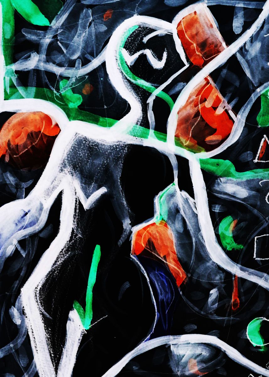 'Woman body shape abstract ' Poster by Dragos Nicolae Dragomirescu ...