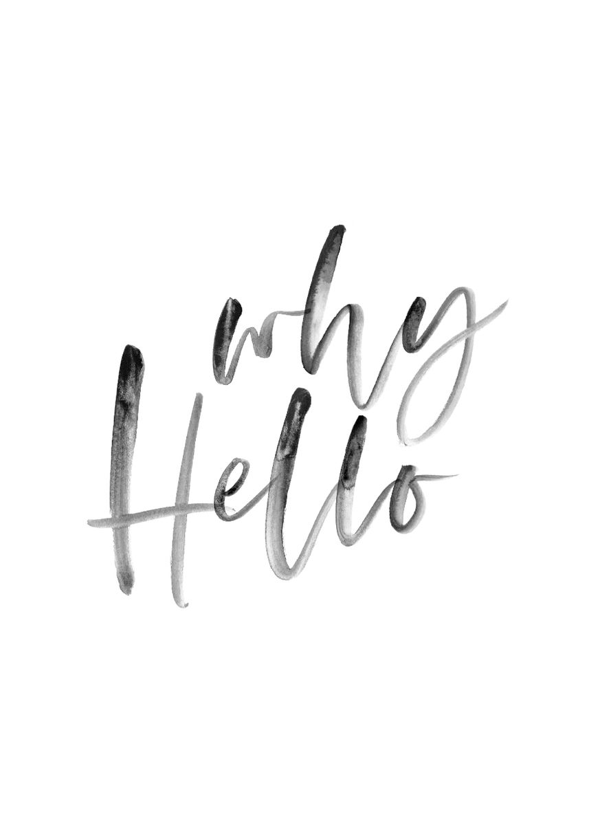 'Why Hello 3' Poster by VividAtelier | Displate