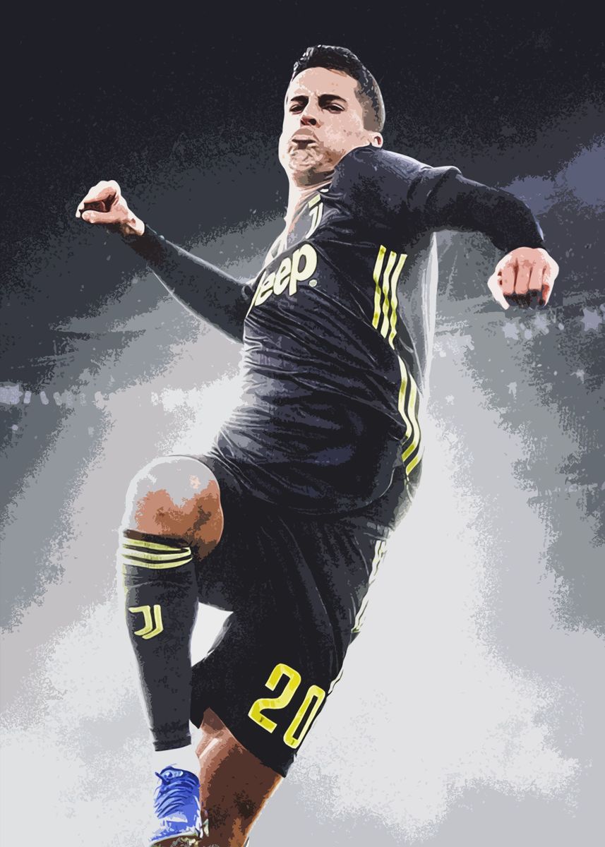 'Joao Cancelo' Poster, picture, metal print, paint by Xenfrom | Displate