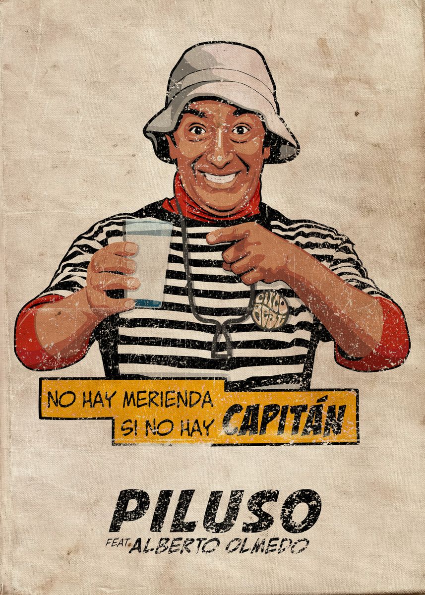 'Piluso' Poster by Santiago Vidal | Displate