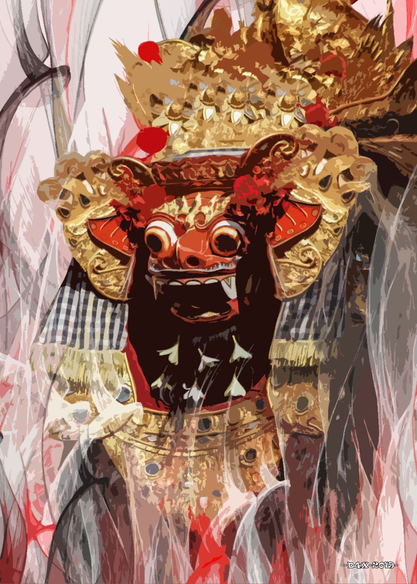 'Balinese Barong' Poster, picture, metal print, paint by Pramana Kadek ...