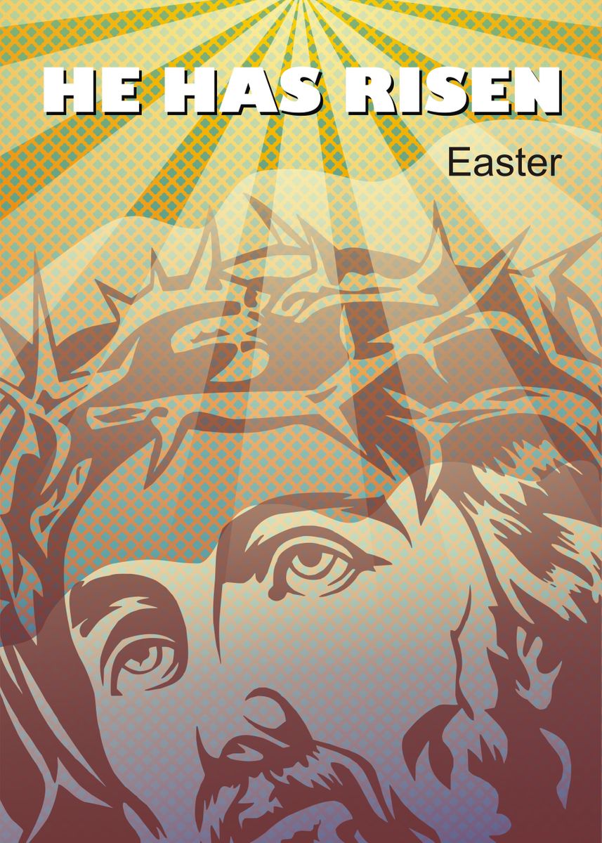 'Easter' Poster, picture, metal print, paint by Niño Jesús | Displate