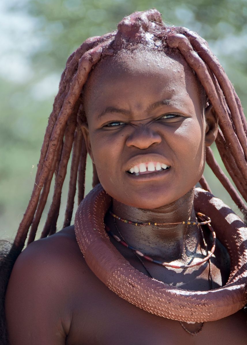 'himba portrait' Poster, picture, metal print, paint by alex neumayer ...