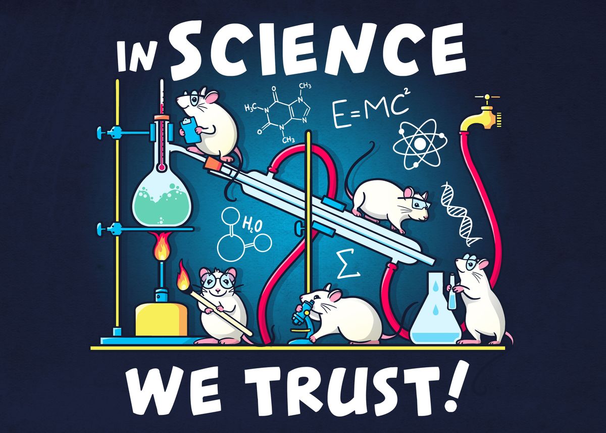 'Mice lab' Poster by NemiMakeit Fadda | Displate