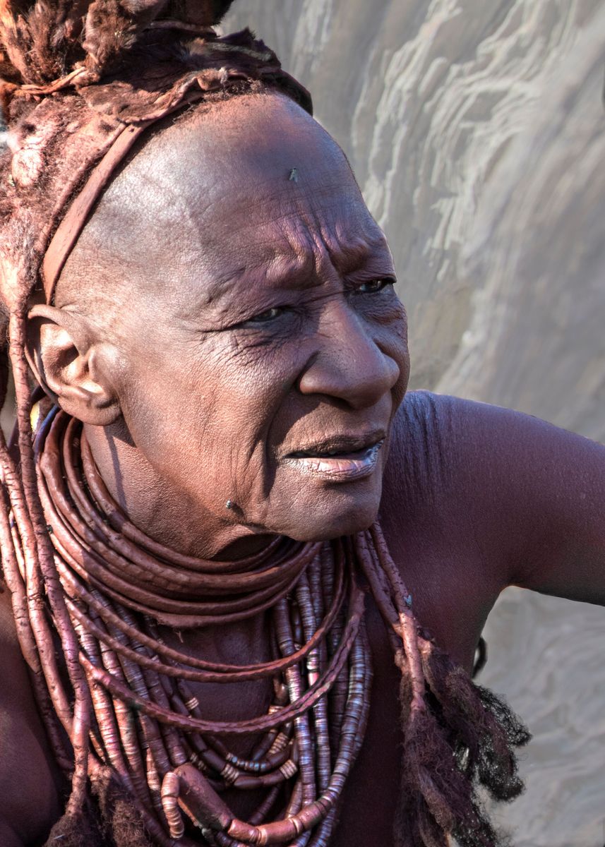 'himba portrait' Poster, picture, metal print, paint by alex neumayer ...