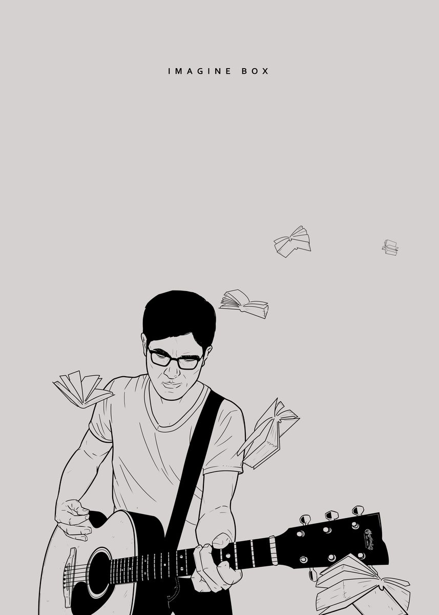 'Imagine Box' Poster, picture, metal print, paint by Ryan Lee | Displate