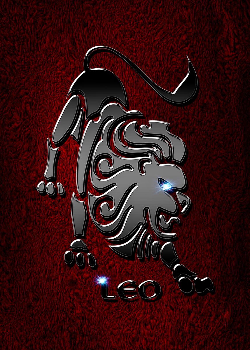 'Leo' Poster, picture, metal print, paint by tricky dee | Displate