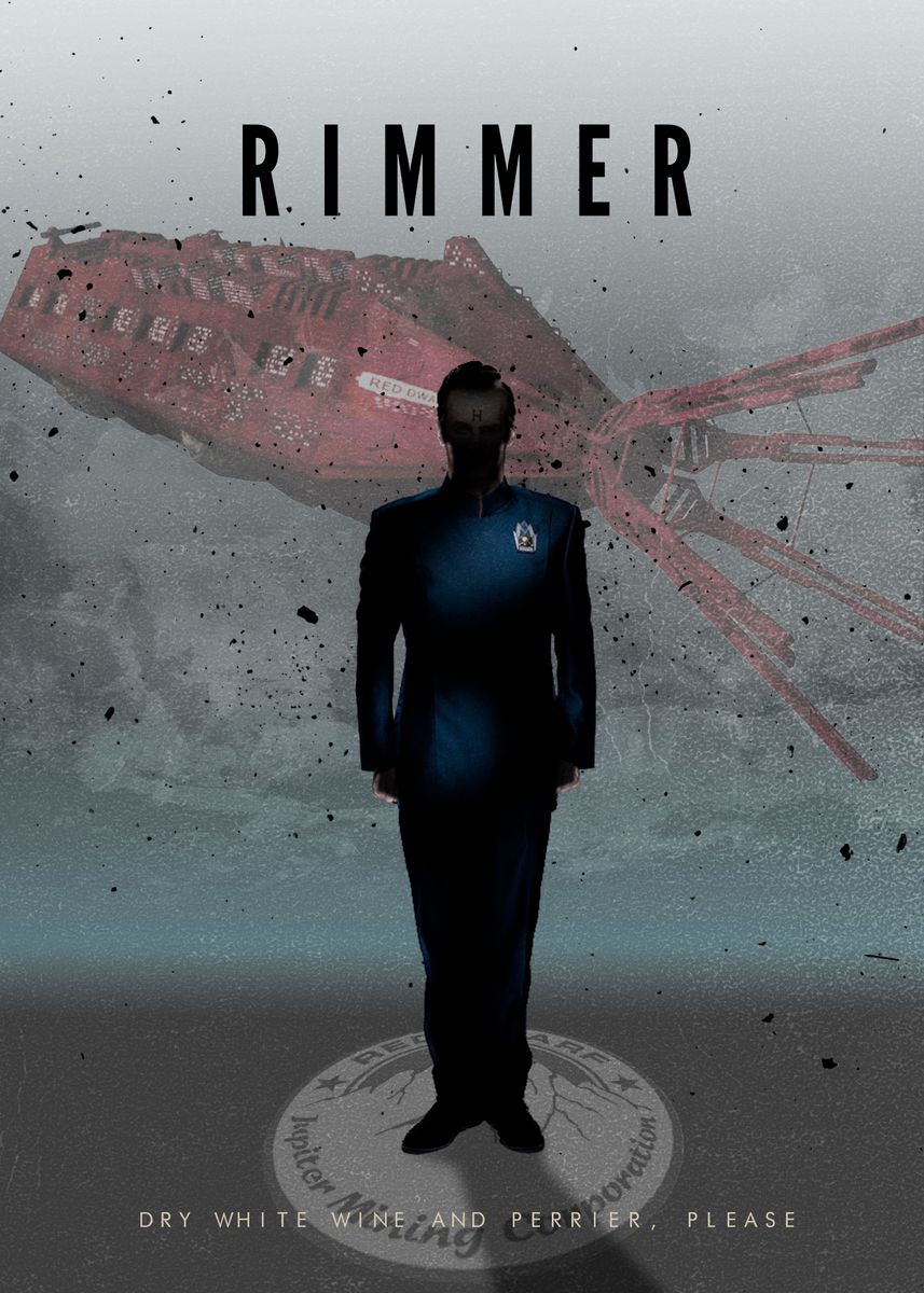 'Rimmer' Poster, picture, metal print, paint by Rykker o7 | Displate