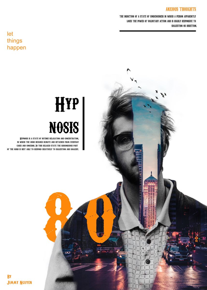 'Hypnosis' Poster, picture, metal print, paint by Jimmy Nguyen | Displate
