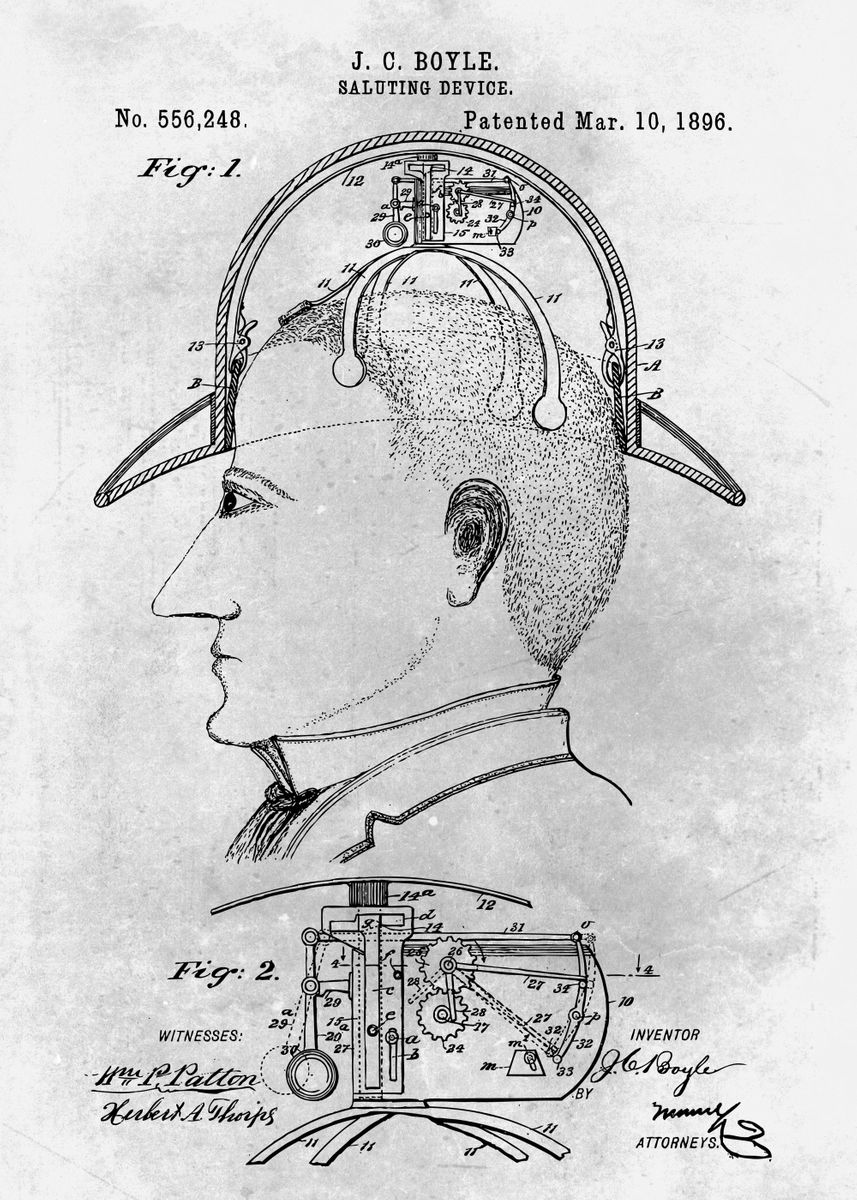 'No275 Saluting device' Poster by Xavier Vieira | Displate