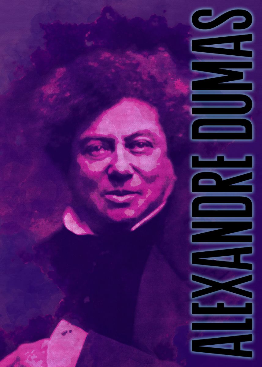 'Alexandre Dumas' Poster, picture, metal print, paint by Petra ...