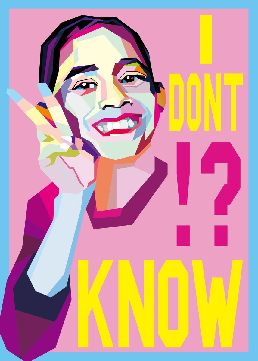 'answer or questions' Poster, picture, metal print, paint by yossy ...