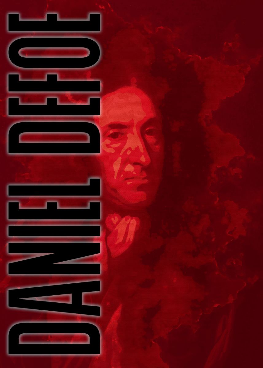 'Daniel Defoe' Poster by Petra Rommelfanger | Displate