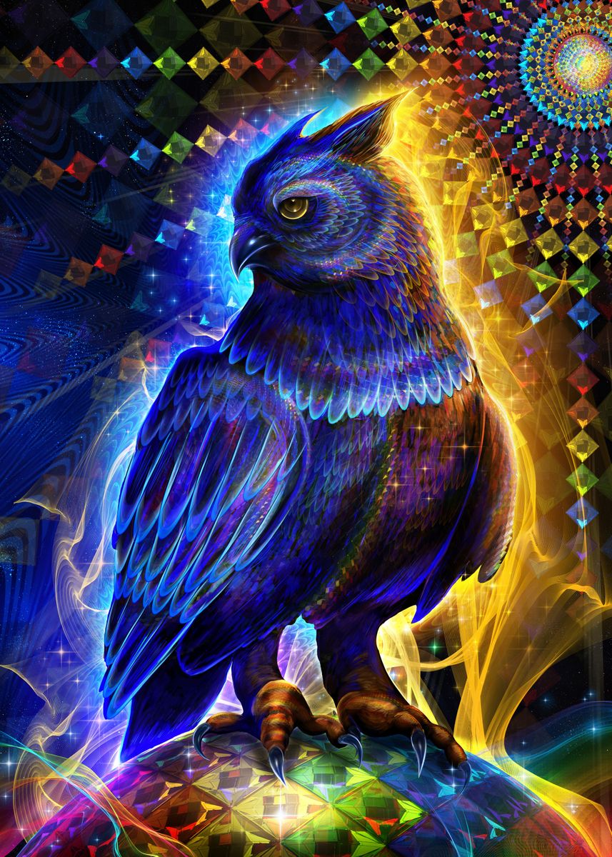 'Foresight' Poster, picture, metal print, paint by Louis Dyer | Displate