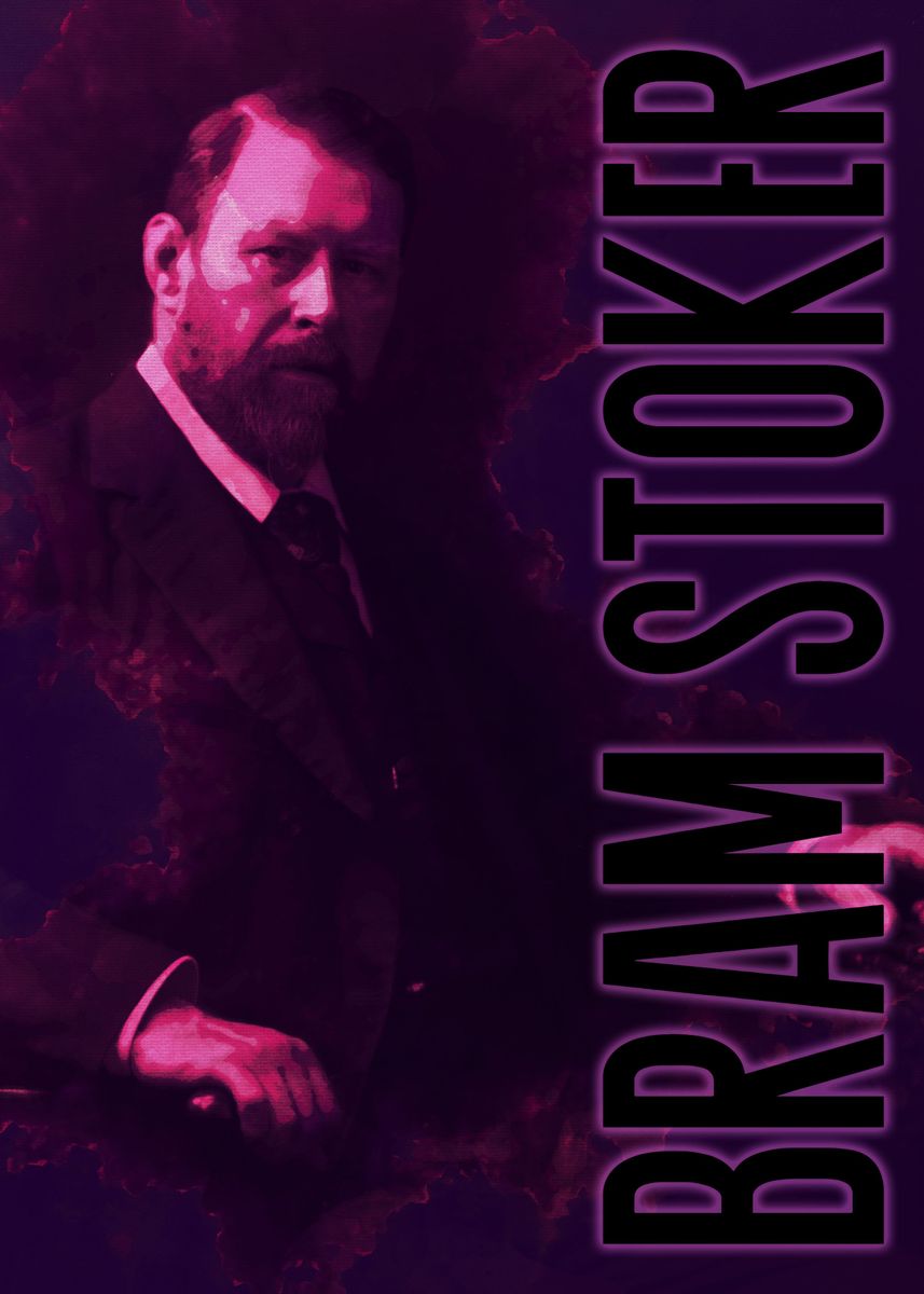 'Bram Stoker' Poster, picture, metal print, paint by Petra Rommelfanger ...