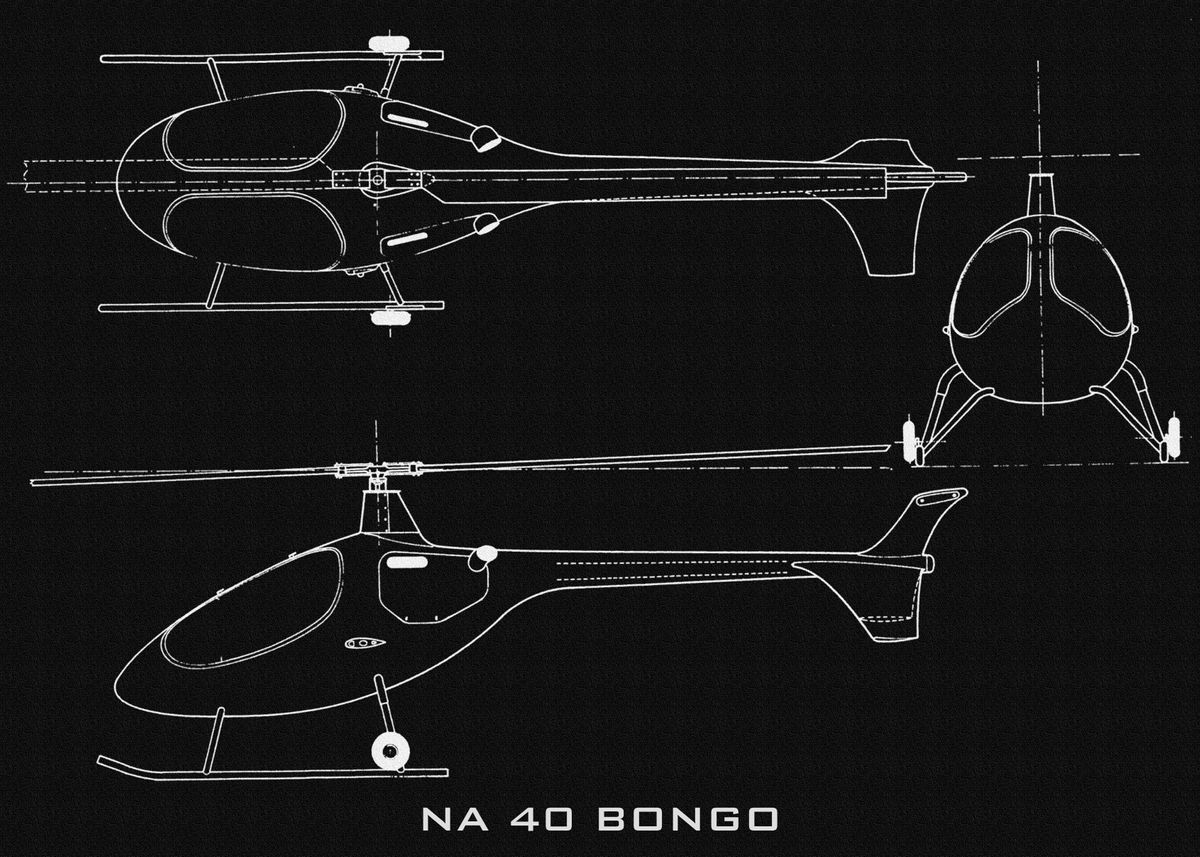 'NA 40 BONGO' Poster by Blueprint Expert | Displate