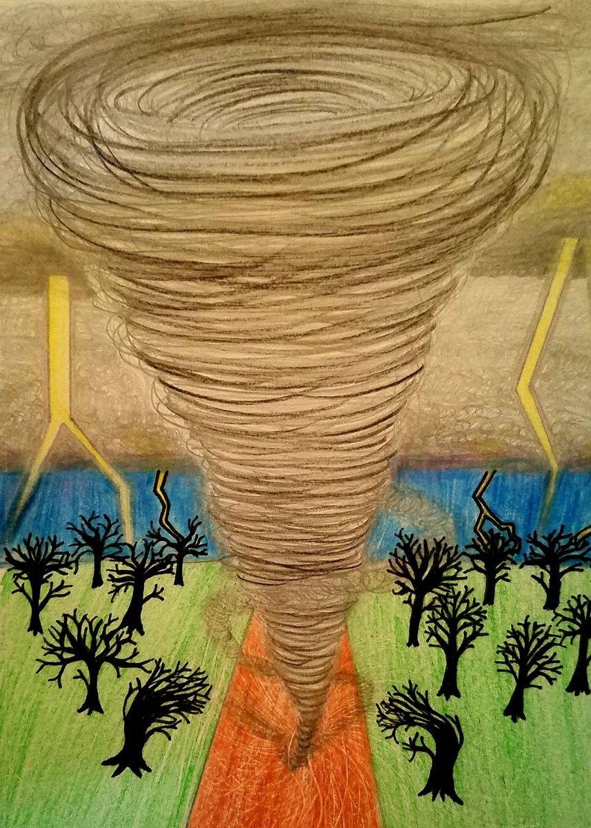 'The Storm Inside' Poster, picture, metal print, paint by Melissa ...