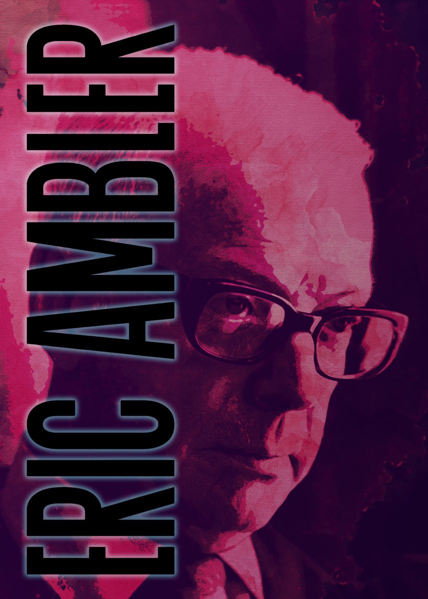 'Eric Ambler' Poster by Petra Rommelfanger | Displate