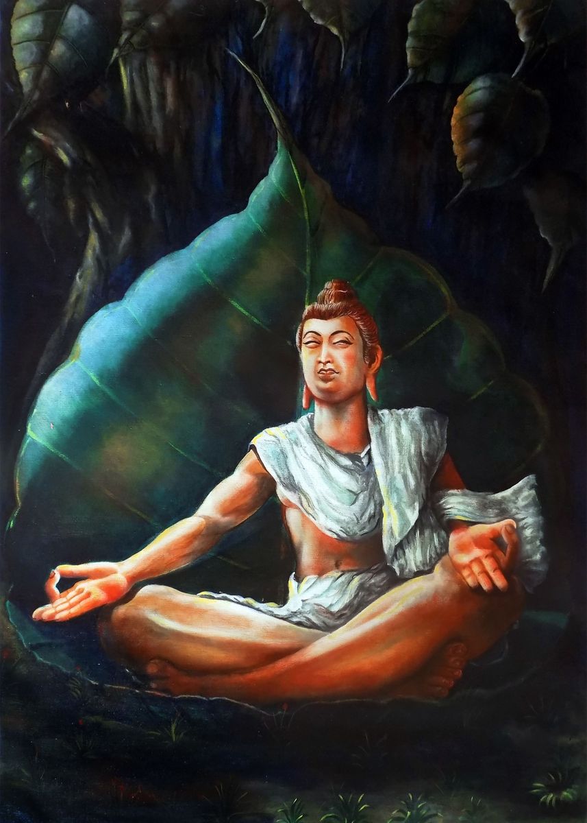 'BUDDHA THE ENLIGHTENED ONE' Poster, picture, metal print, paint by ASP ...