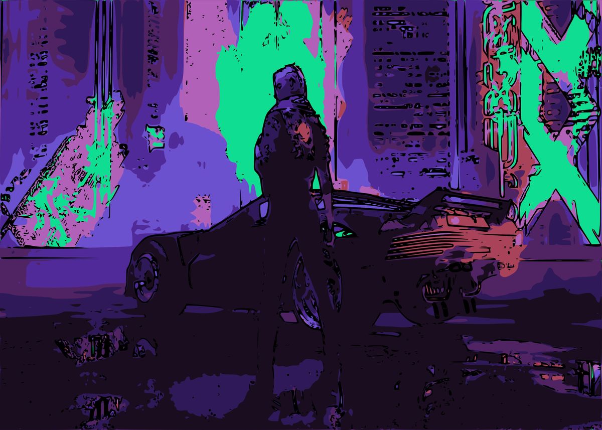 'Wait is over' Poster by Samsara Art | Displate