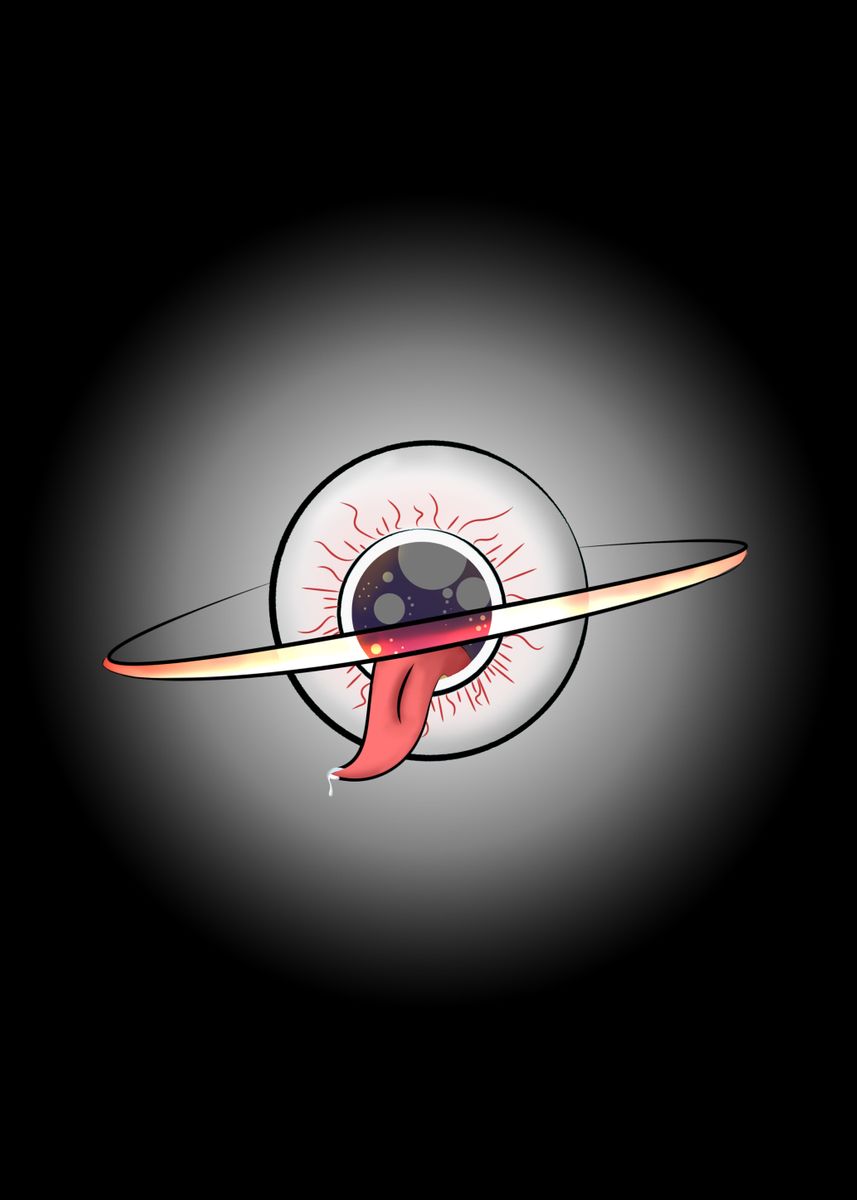 'Saturn Eye' Poster, picture, metal print, paint by Emmanuel Bernardo ...