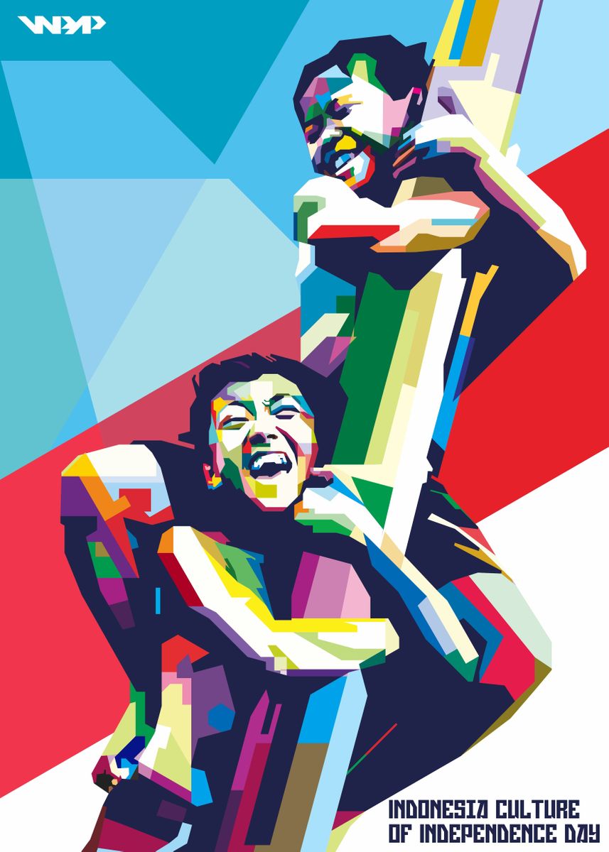 'Panjat pinang' Poster by Hari Mulyana | Displate