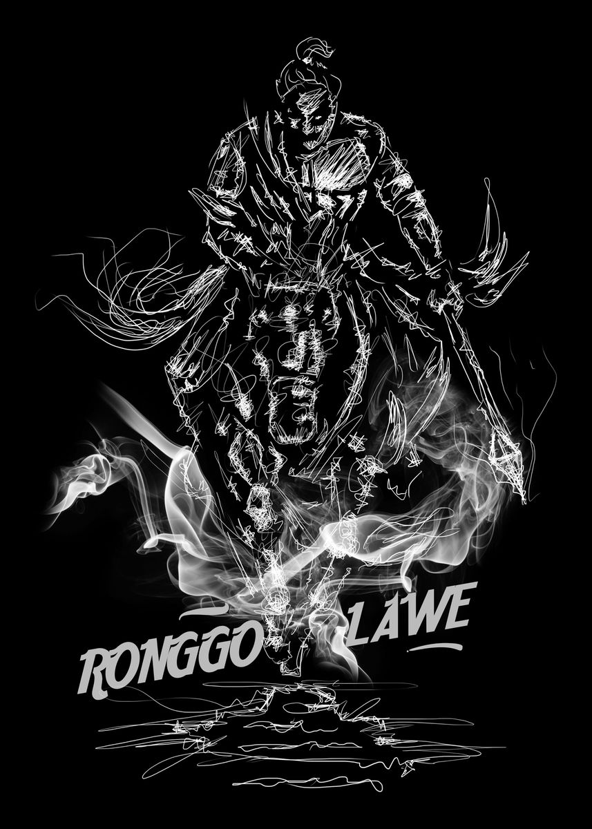'Ronggolawe Hero' Poster by Pongatworks Co | Displate