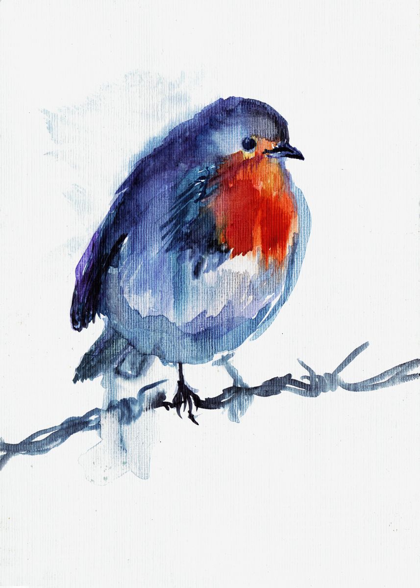 'Robyn' Poster, picture, metal print, paint by Ida Stoycheva | Displate