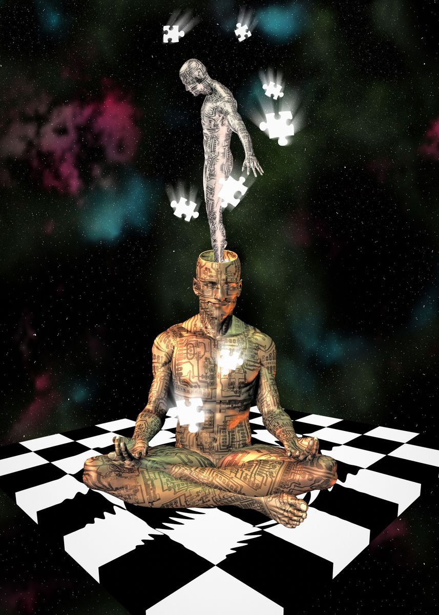 'Cyborgs soul' Poster by Bruce Rolff | Displate