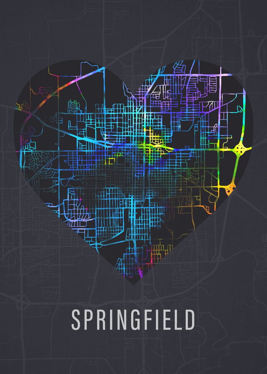 'Springfield Massachusetts' Poster by Design Turnpike | Displate