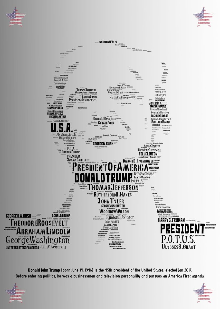 'Donald Trump' Poster, picture, metal print, paint by The Icons ...