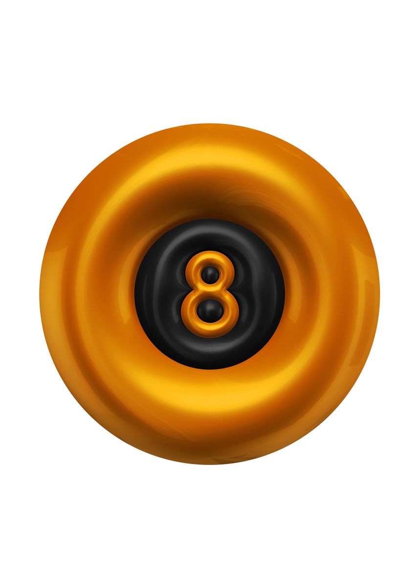 '8 ball' Poster, picture, metal print, paint by Octavian Mielu | Displate
