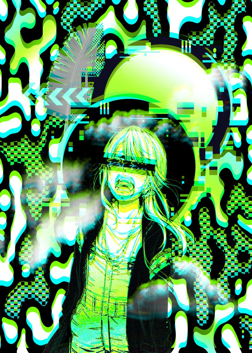 'Dizzy' Poster, picture, metal print, paint by Alexander McWherter ...