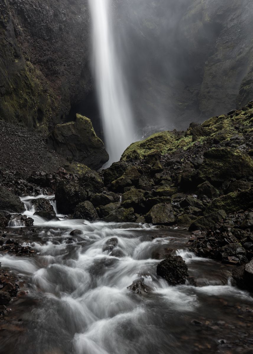 'Dark fall' Poster, picture, metal print, paint by Formatura | Displate