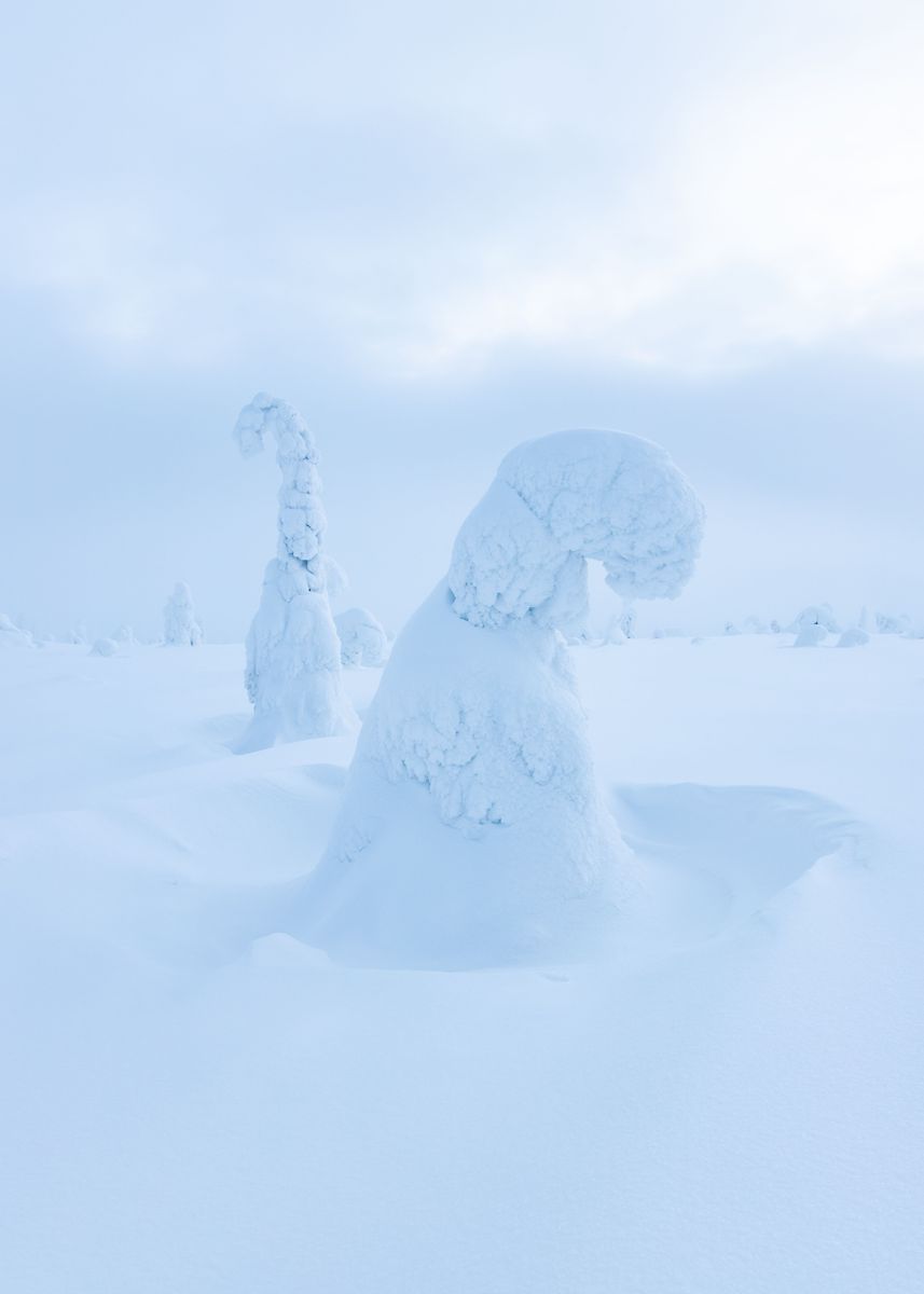 'Snow giant 03' Poster, picture, metal print, paint by Formatura | Displate