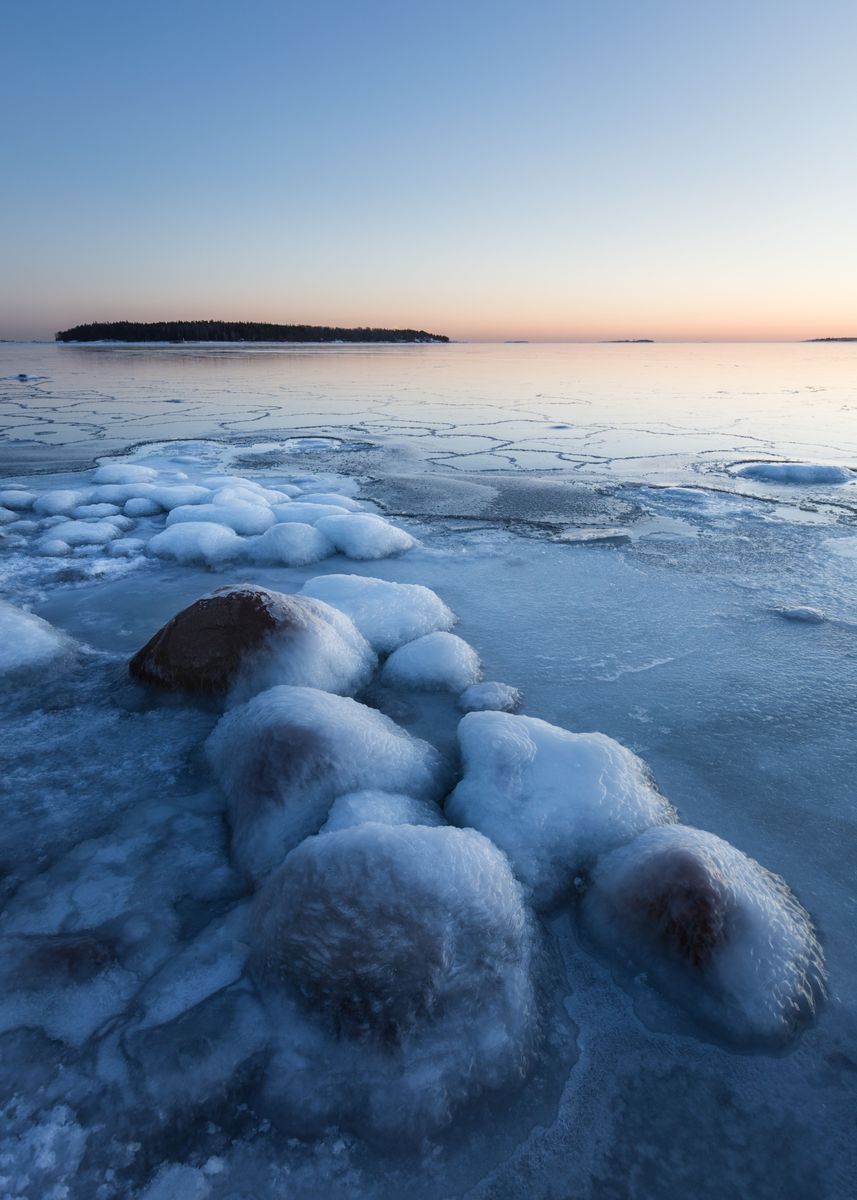 'The frozen sea 02' Poster, picture, metal print, paint by Formatura ...