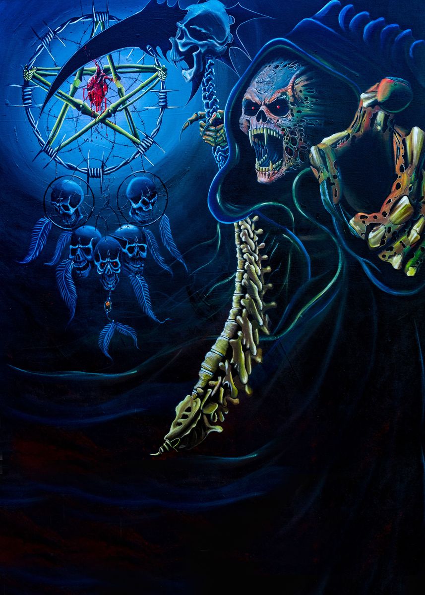 'Devils Dream Catcher' Poster, picture, metal print, paint by Depiction ...