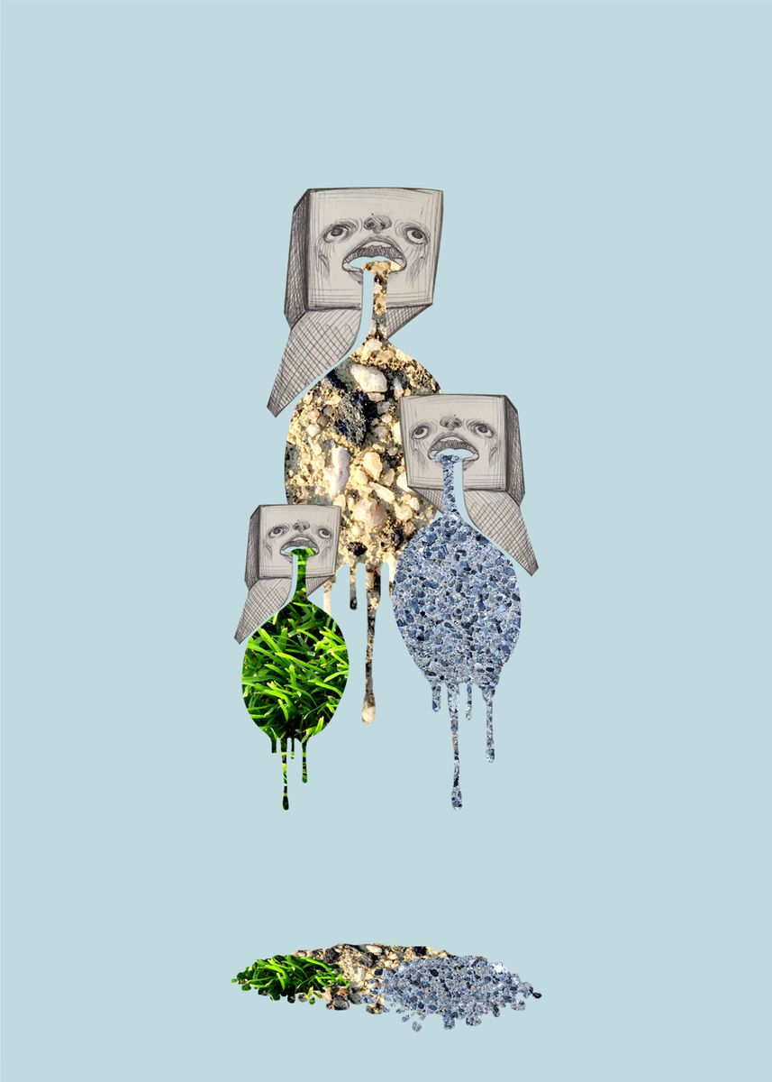 'Drool' Poster by Raymond | Displate