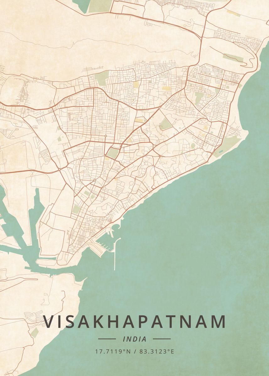 'Visakhapatnam India' Poster, picture, metal print, paint by Designer ...