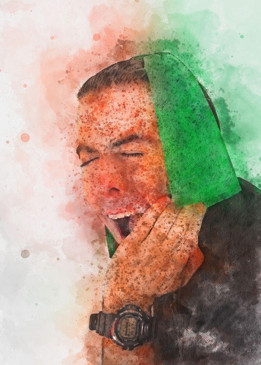 'Suffering toothache pain' Poster, picture, metal print, paint by ...