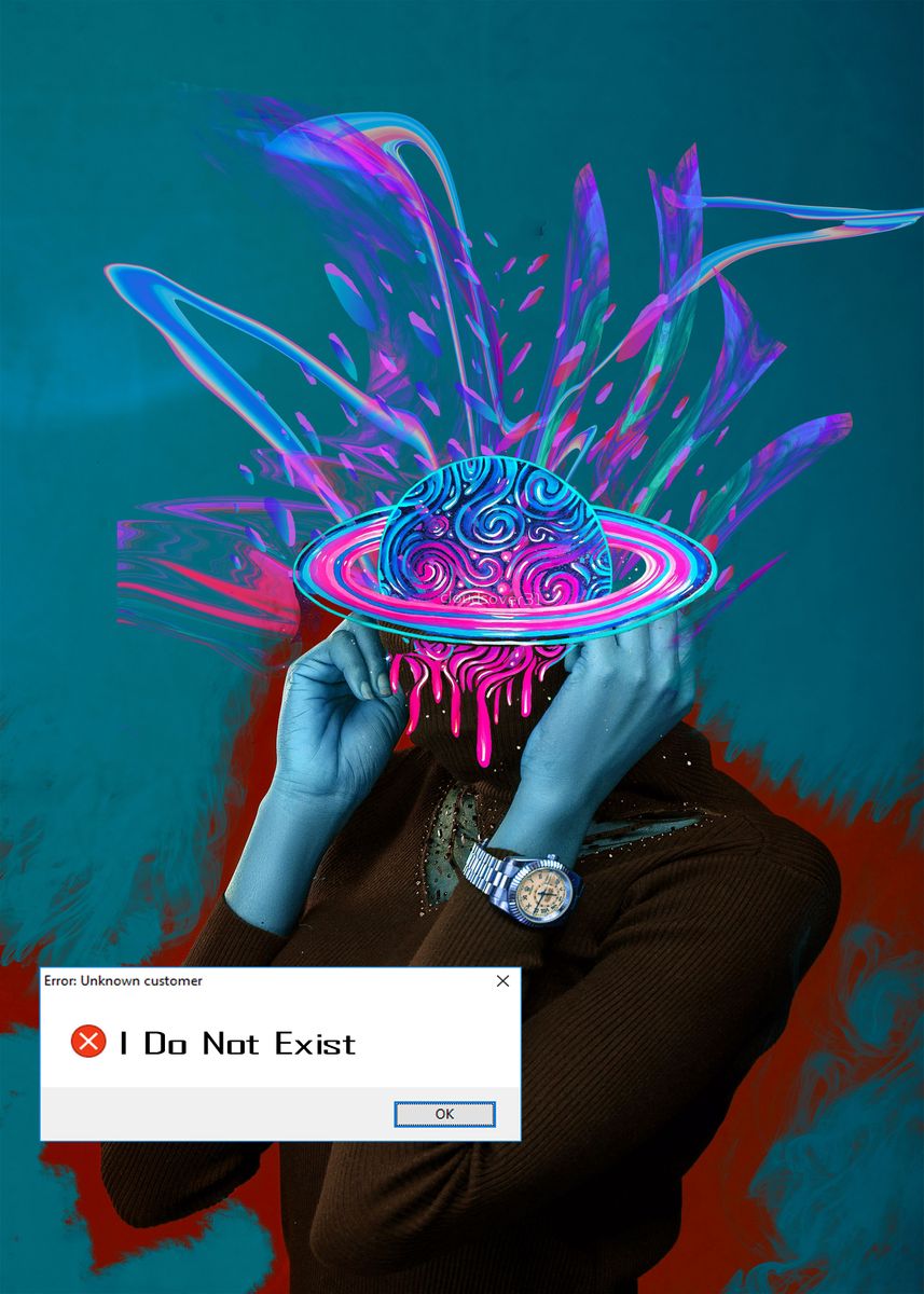 'I Do Not Exist' Poster by Apocalypse | Displate