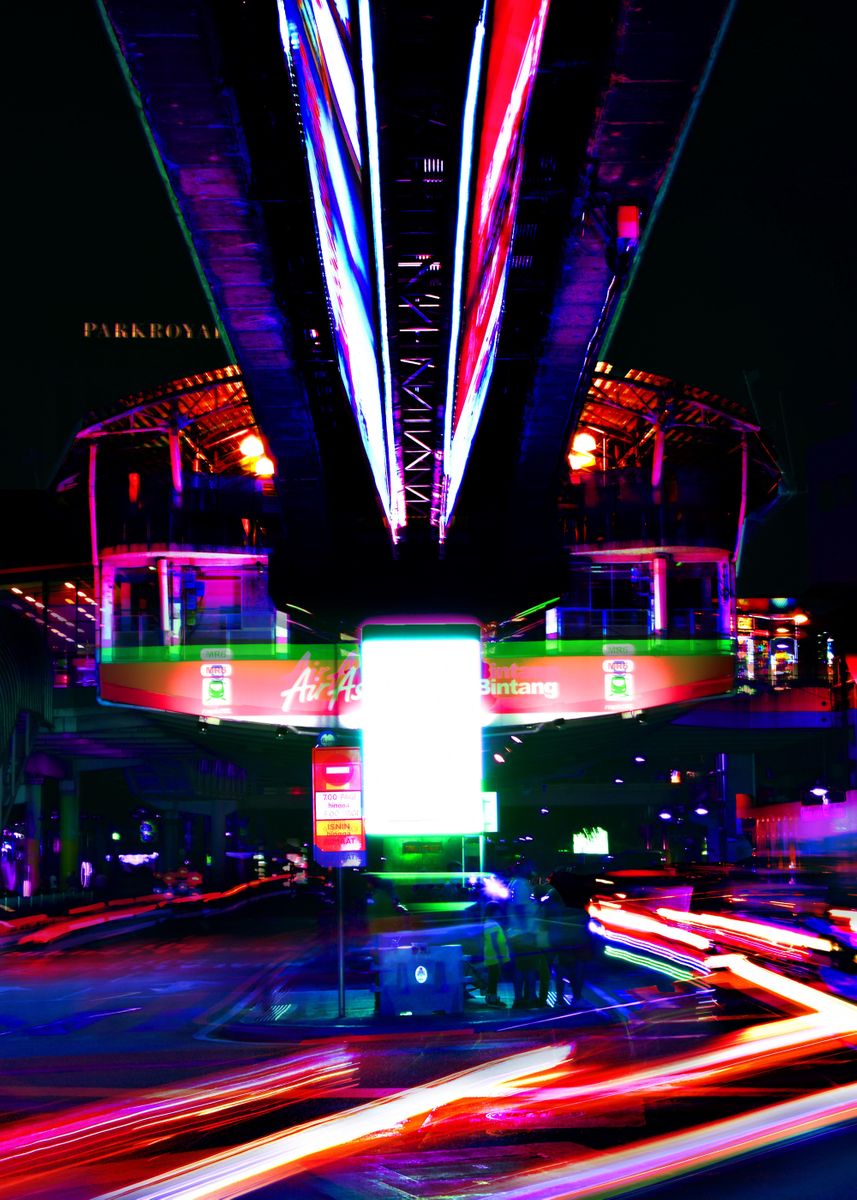 'Night Light' Poster, picture, metal print, paint by Forest | Displate