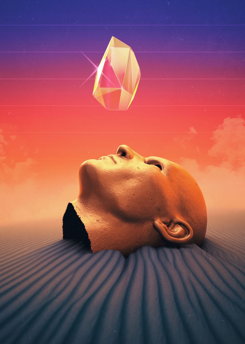 'Numb' Poster, picture, metal print, paint by Shørsh | Displate