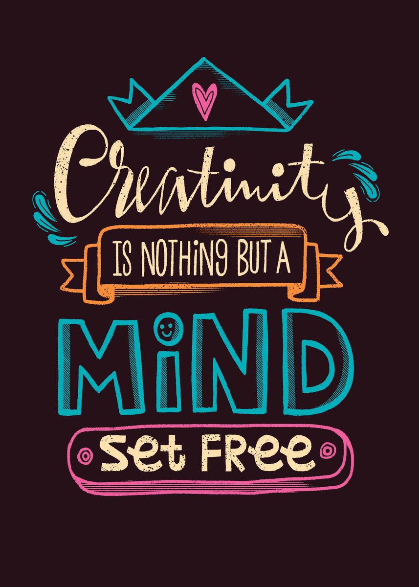 'Creativity background' Poster, picture, metal print, paint by MD ...