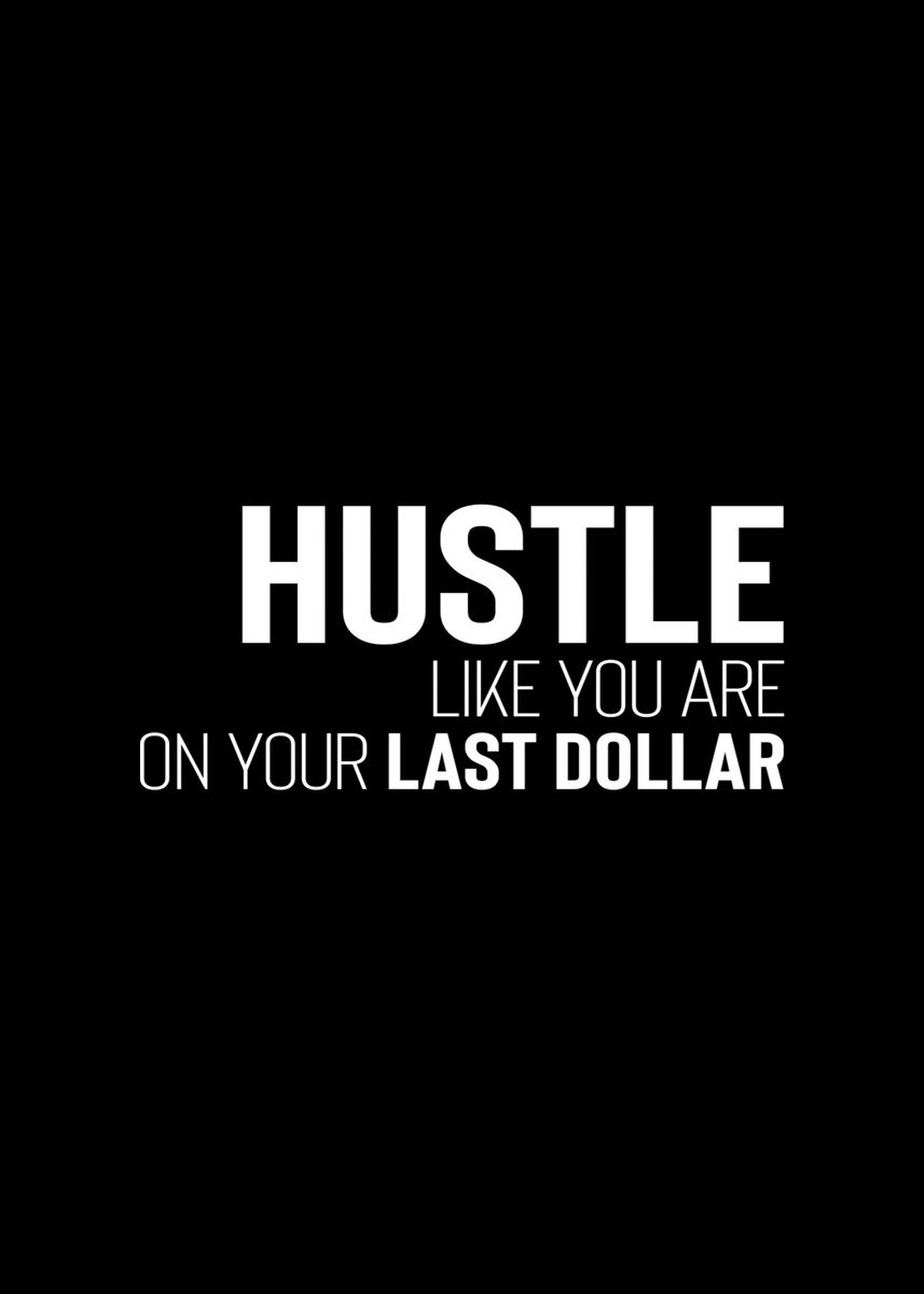 'Hustle' Poster, picture, metal print, paint by Conceptual Photography ...